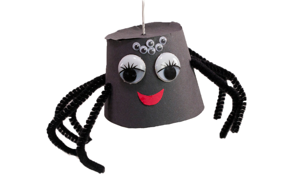 Make a Creepy Spider | Halloween Crafts for Kids – Moose Mischief
